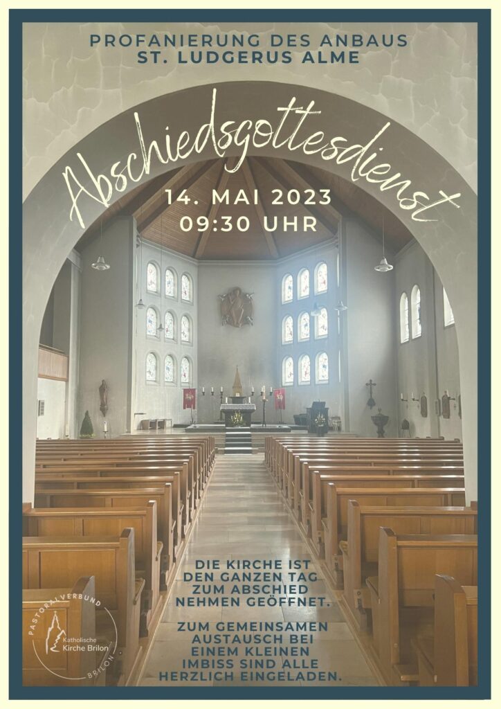 Profanierung des Anbaus an der Kirche St. Ludgerus Alme - Pastoraler ...