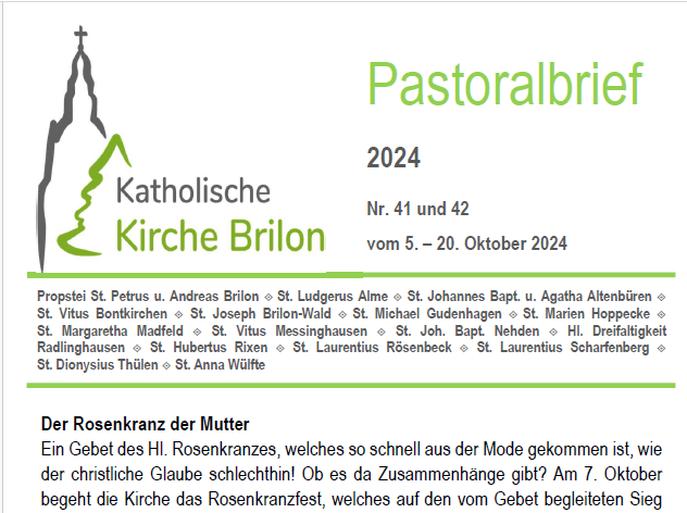 Start - Pastoraler Raum Brilon